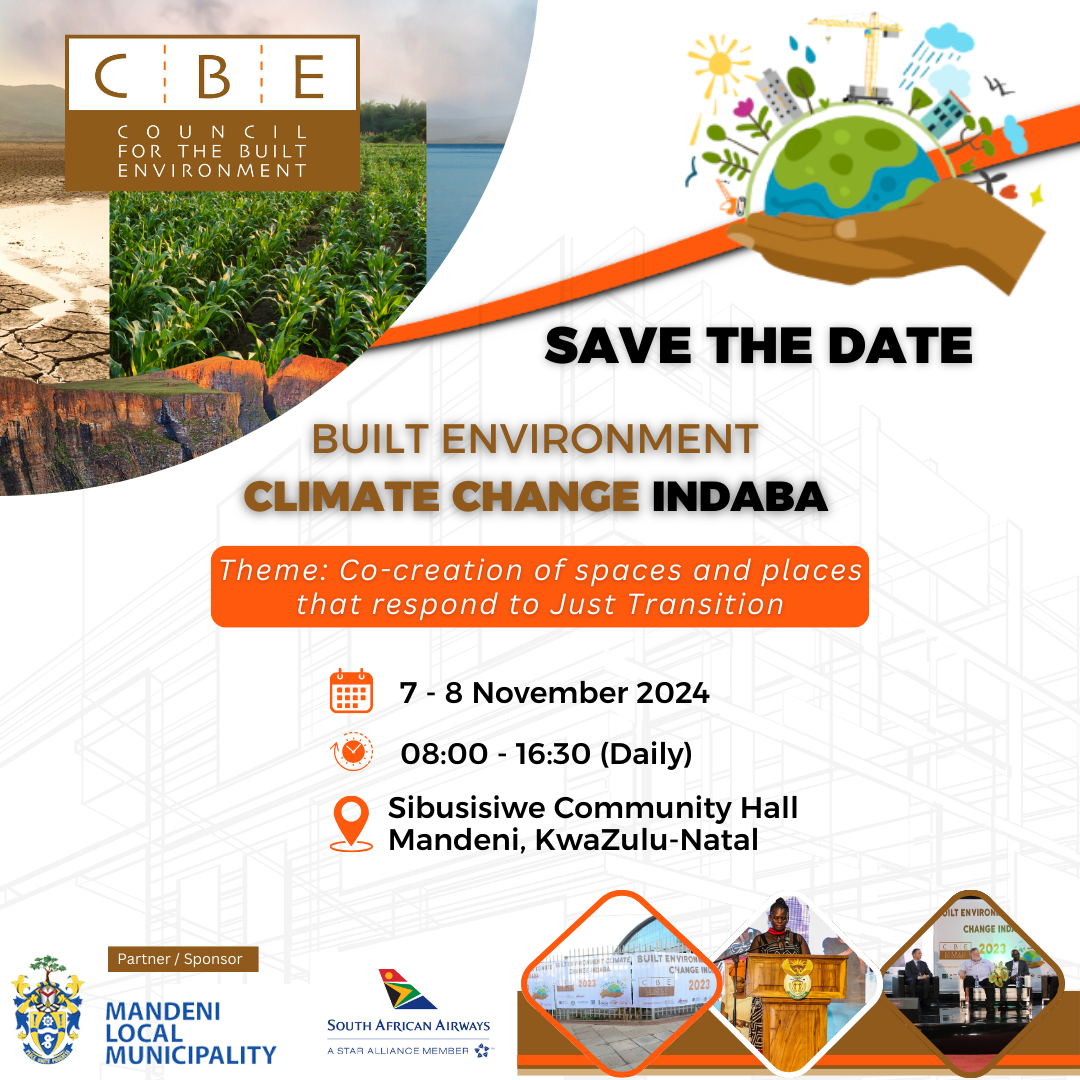 CBE to host 2nd Built Environment Climate Indaba - CBE